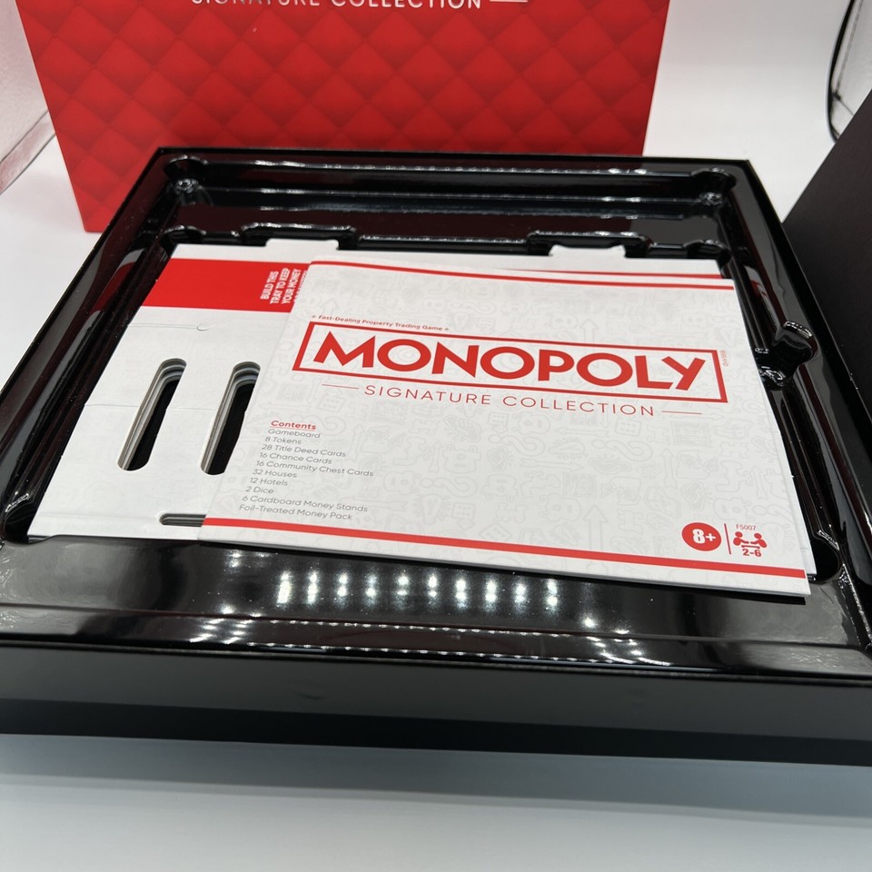 Monopoly Signature Collection Family Board Game for 2 to 6 Players ...