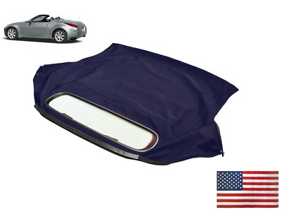 Fits: Nissan 350Z Soft Top & Heated Glass Window Haartz BLUE STAYFAST ...