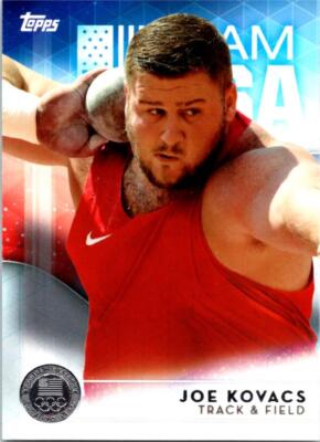 Joe Kovacs trading card (Track & Field) 2016 Topps US Olympic Silver ...