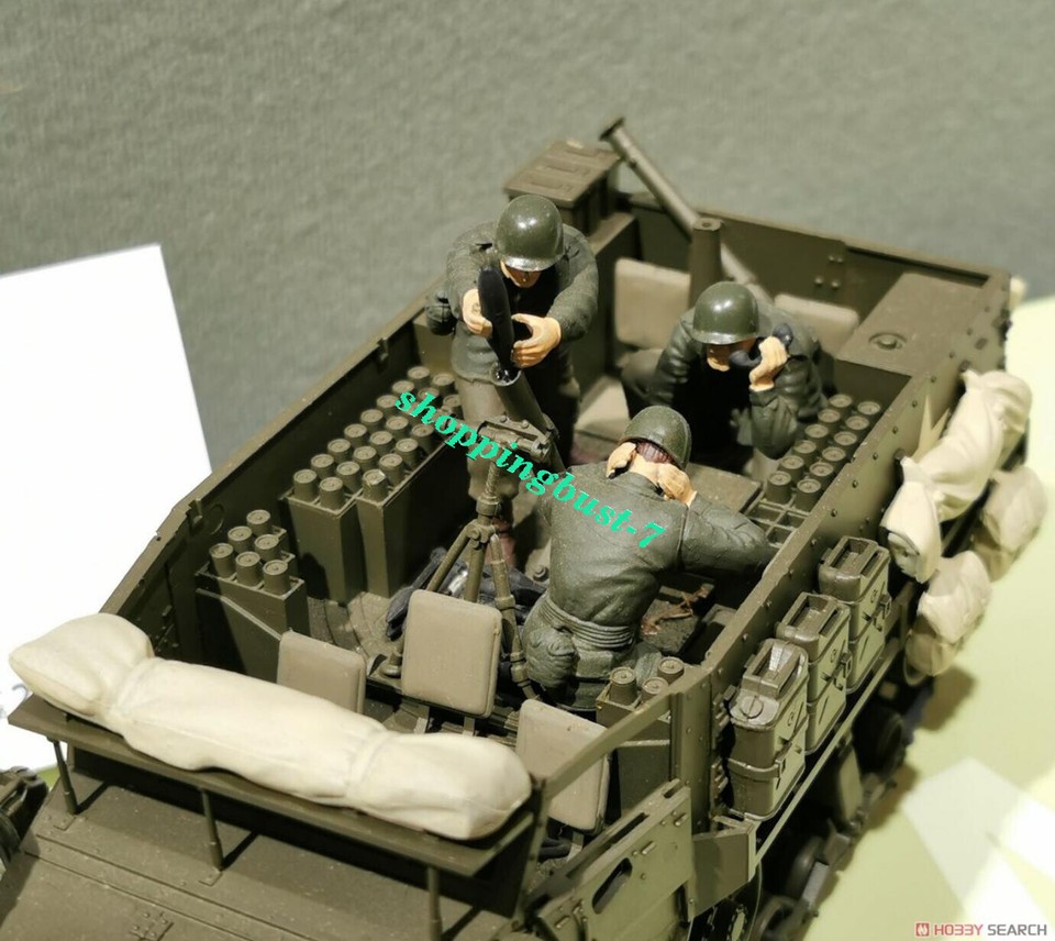 Tamiya 35083 1/35 Scale U.S.Half Track M21 Mortar Carrier Model Kit ...