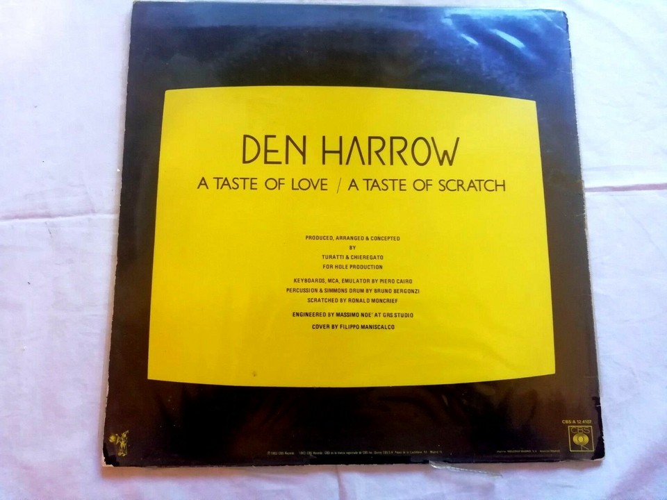 Den Harrow A Taste Of Love / A Taste Of Scratch Disco Vinyl Maxisingle ...