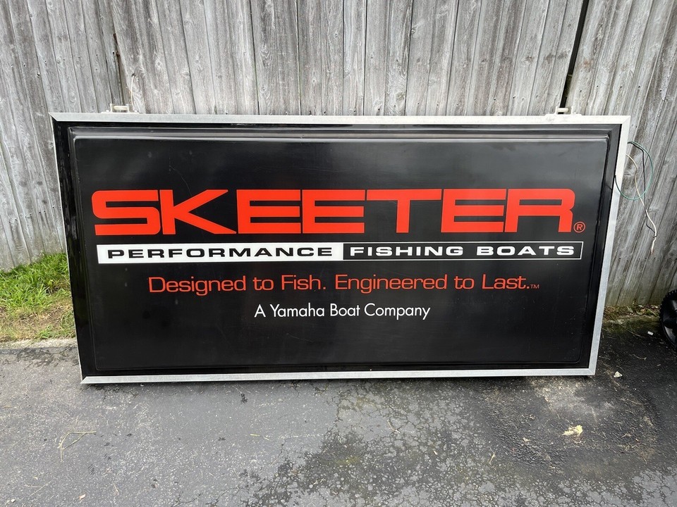 Skeeter Fishing Boat Lighted Sign | eBay