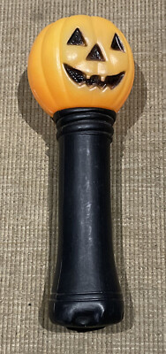 Vintage Halloween Blow Mold Blinky Flashlight Jack o Lantern Pumpkin ...
