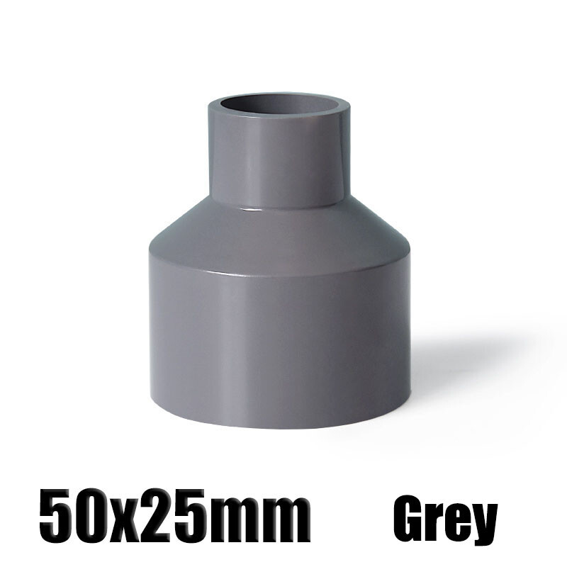 PVC Reducing Fitting Concentric Reducer Connector Socket Coupling Grey ...