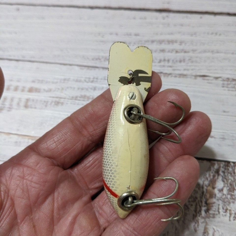 Wood Bomber 400 Series Vintage Crankbait Shad Pattern Gainesville Texas ...