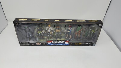 Factory Sealed GI Joe 7x Action Figure Set Resolute GI Joe Battle Set ...