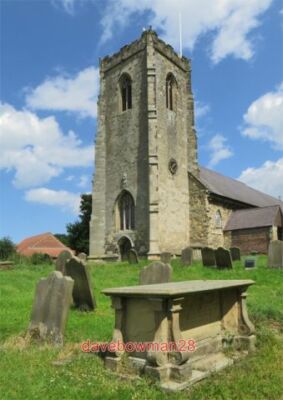PHOTO ALL SAINTS CHURCH KILHAM (E YORKS) THE TALL WEST TOWER OF THE ...