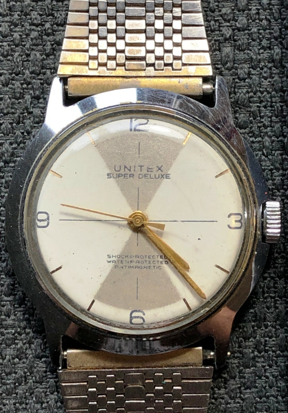 RARE Vintage Unitex Super Deluxe Made in Germany Men's Watch ...