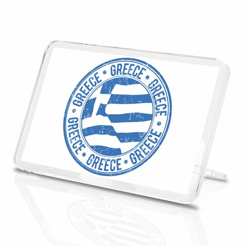 Greece Blue Map Vinyl Classic Fridge Magnet - Balkans Athens Cool Gift ...