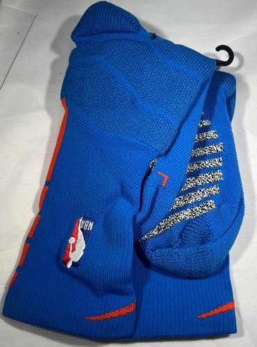 Nike NBA Authentics Basketball Socks - Blue/Orange - PSK654-403 ...