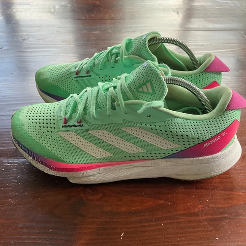 Adidas Adizero SL Running Shoes Men's US 11 Green 3-Stripes Light ...