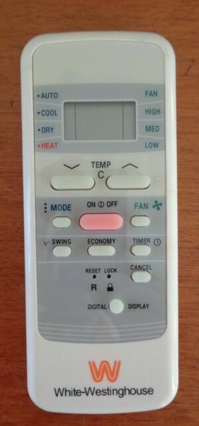 White-westinghouse Air Conditioner Remote Controller Control for sale ...