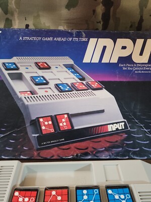 Vintage Input Strategy Board Game Milton Bradley 1984 | eBay