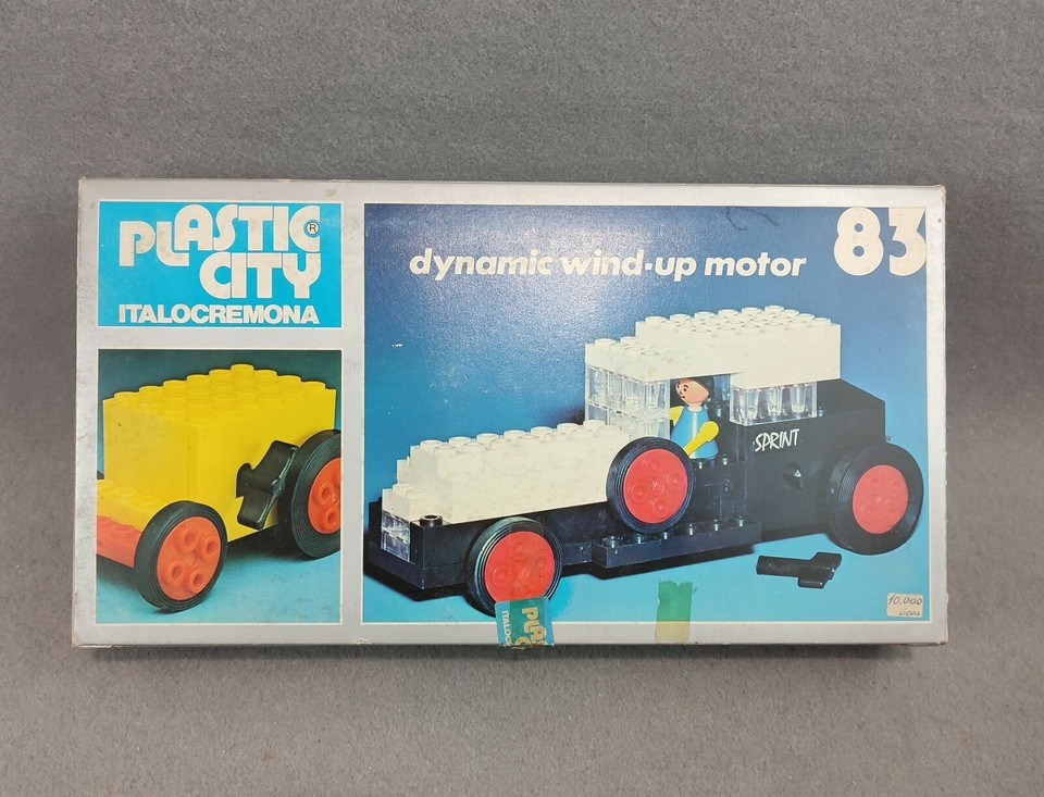 Plastic City Wind Up Motor Italocremona 86 New Vintage Plastic | eBay UK