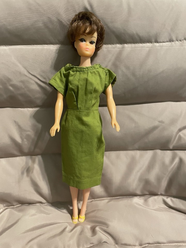 Barbie Bild Lili clone doll 1960s fashion doll w/vintage clothing lot ...