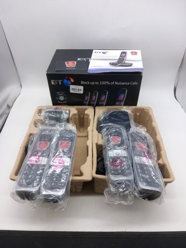 BT 8600 Quad Cordless Phone Answer Machine True Call Advanced Call ...