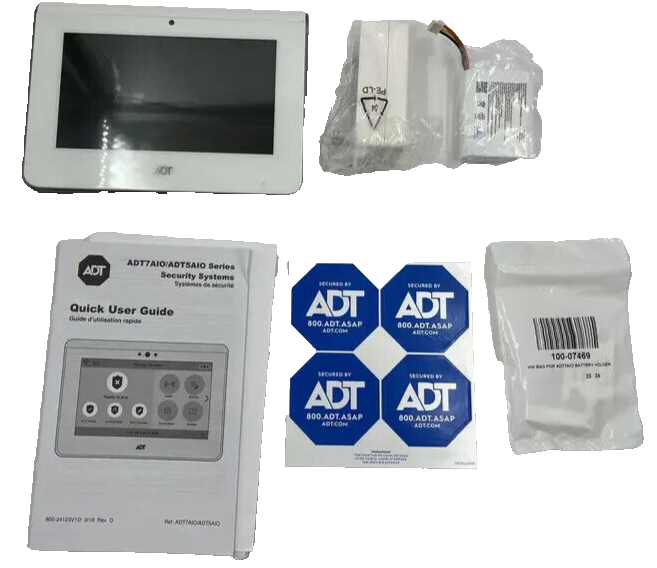 RESIDEO ADT ADT7AIO-4 7" ALL-IN-ONE TOUCHSCREEN PANEL ALARM SYSTEM | eBay