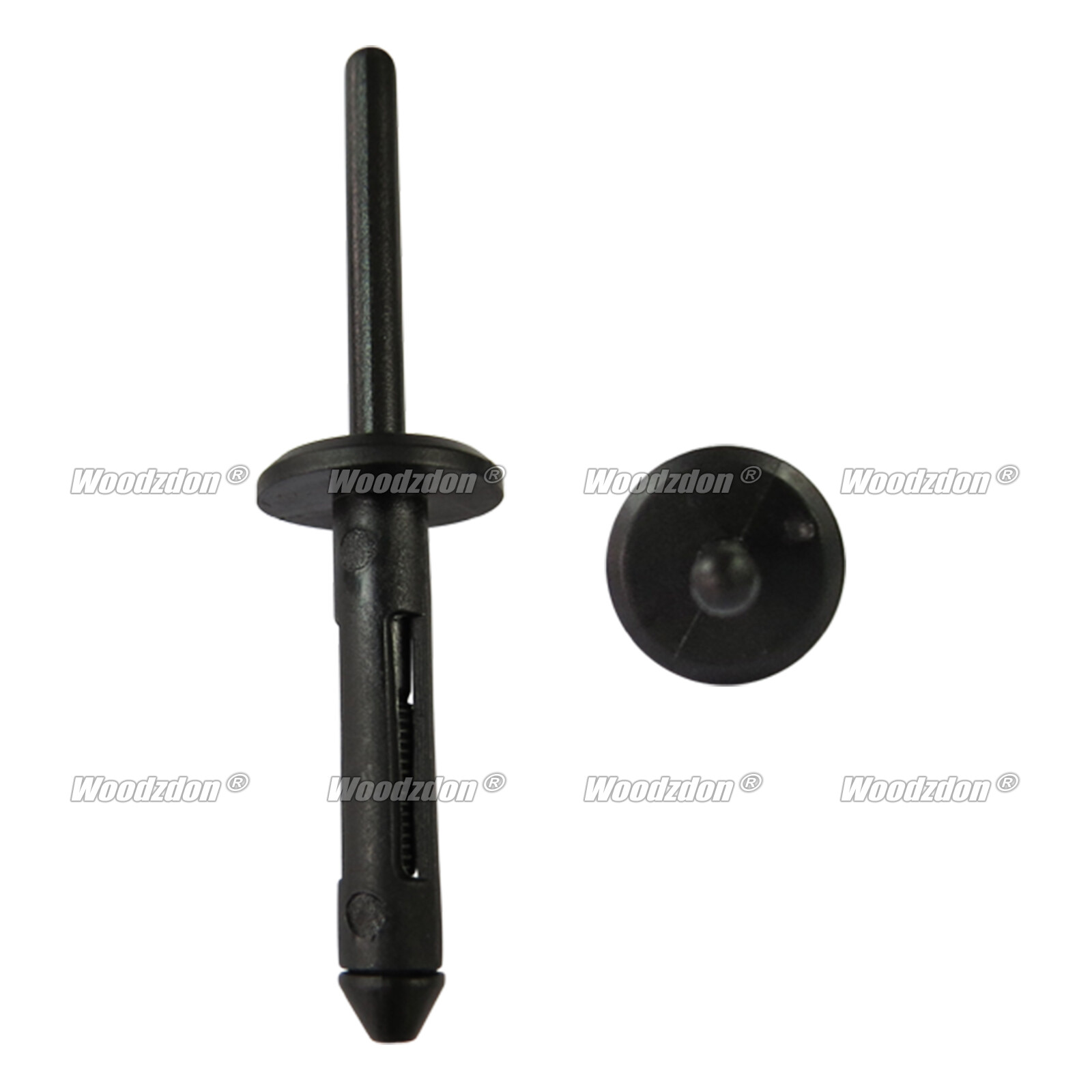 20 Nylon Blind Rivet Front Bumper Cover Clip Fit 3/16" Hole 6500898 For ...