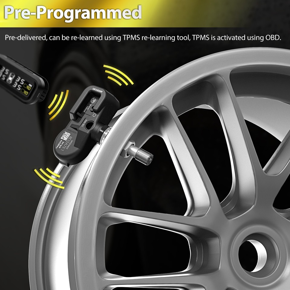 4x TPMS Tire Pressure Sensor 42607-48010 For Lexus GX460 LC500 LS500 ...