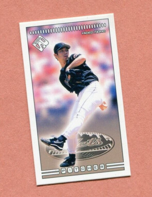 HIDEO NOMO NEW YORK METS 1999 PACIFIC MLB PRIVATE STOCK MINI CARD #122 ...