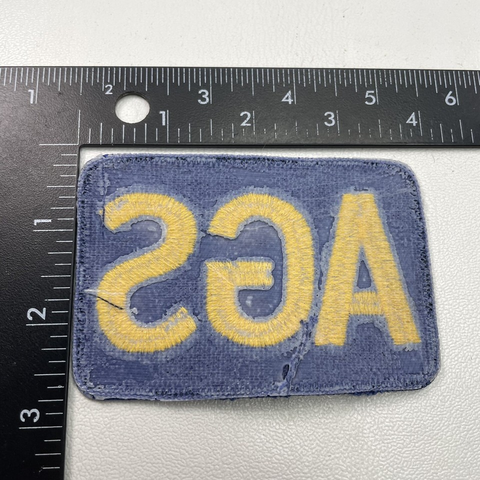Vtg AGS Patch (? Maybe AIRCRAFT GENERATION SQUADRON Air Force Patch ...