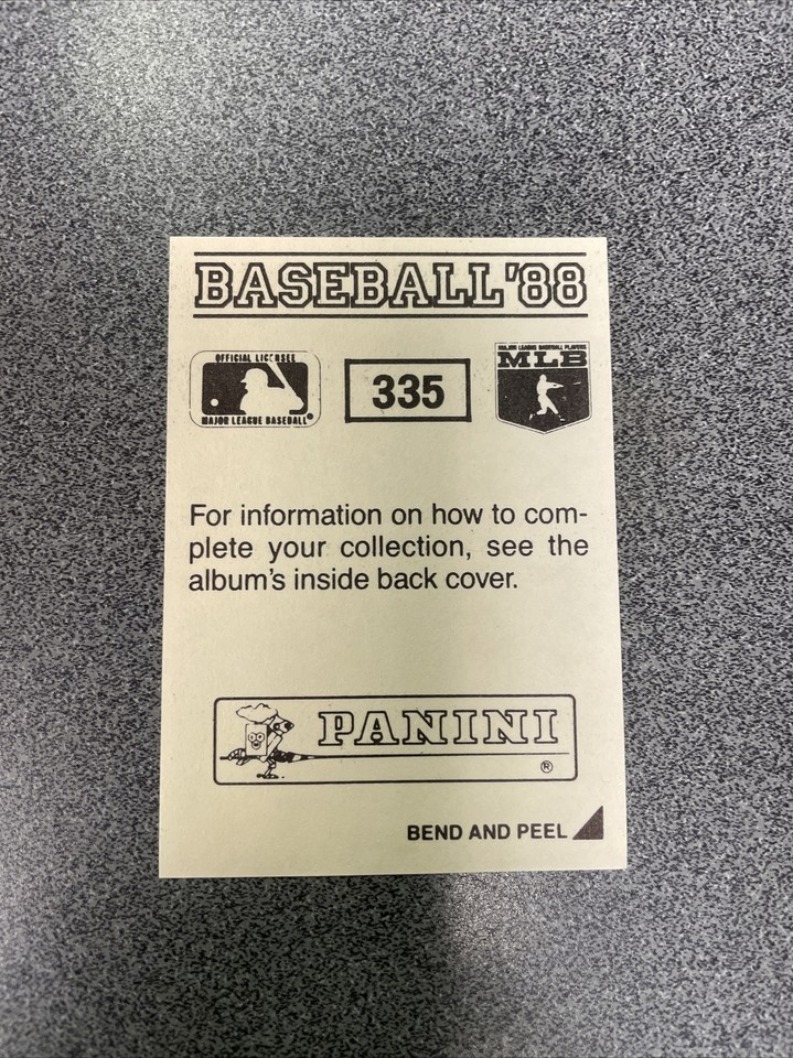 1988 Panini MLB Baseball Sticker Ron Darling #335 New York Mets | eBay