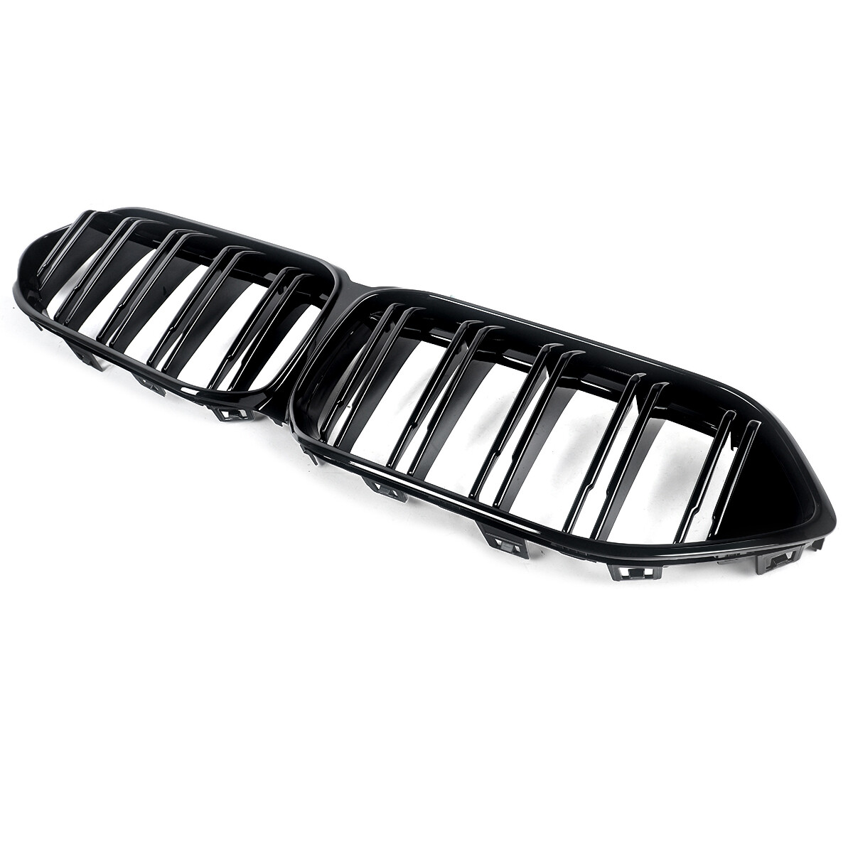 For BMW F44 220i 228i 230i 2020-2022 Gloss Black Dual Slats Front ...