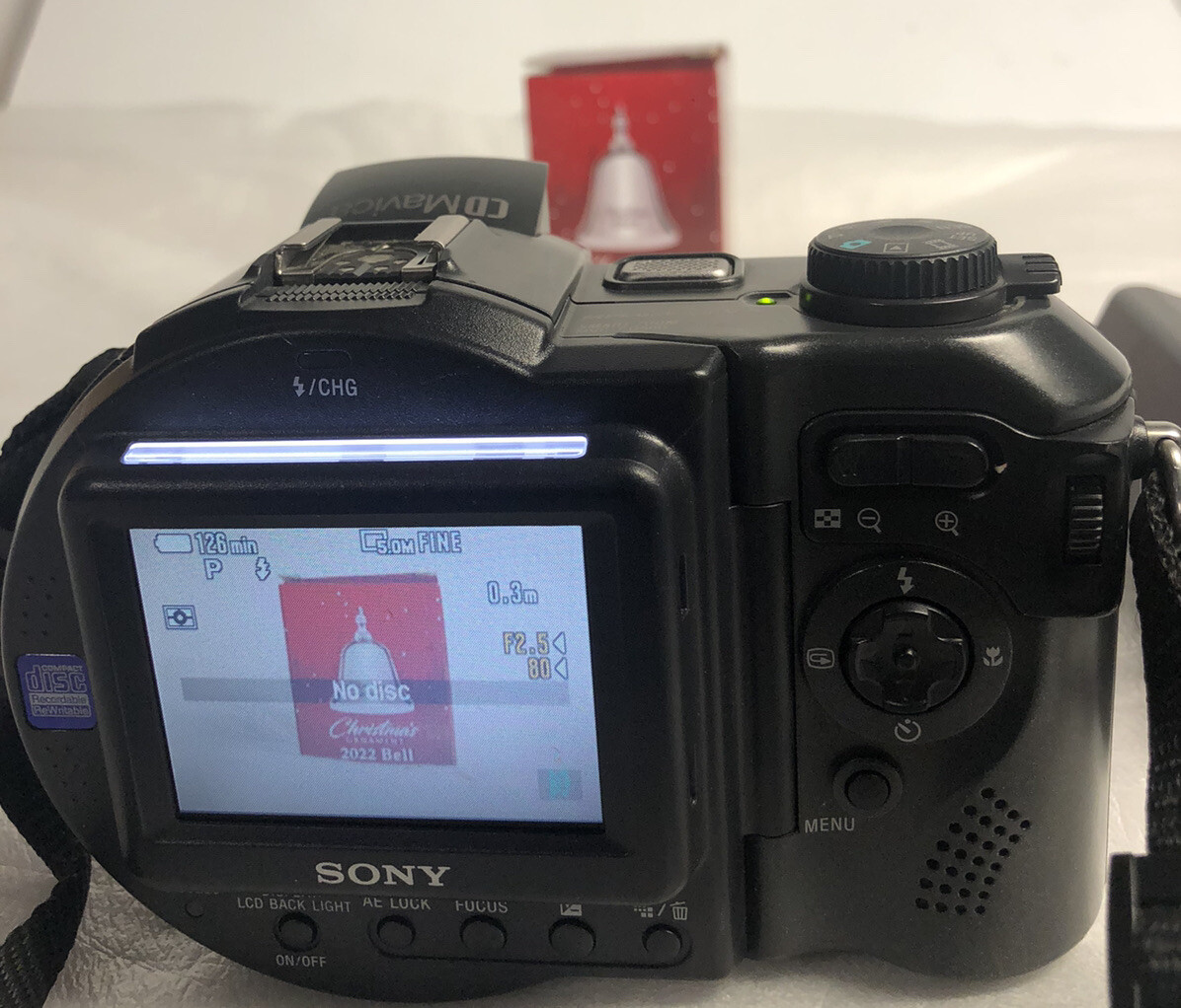 Sony Mavica MVC-CD500 5MP Digital Camera 3x Optical Zoom ,Excellent ...