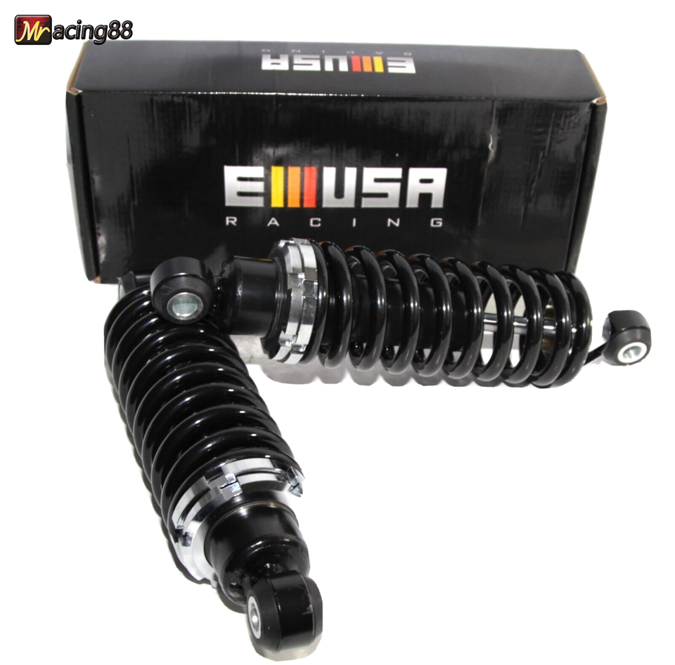 Adjustable Black Rear Street Rod Coil Over Shock SET w/400 Pound Coated ...