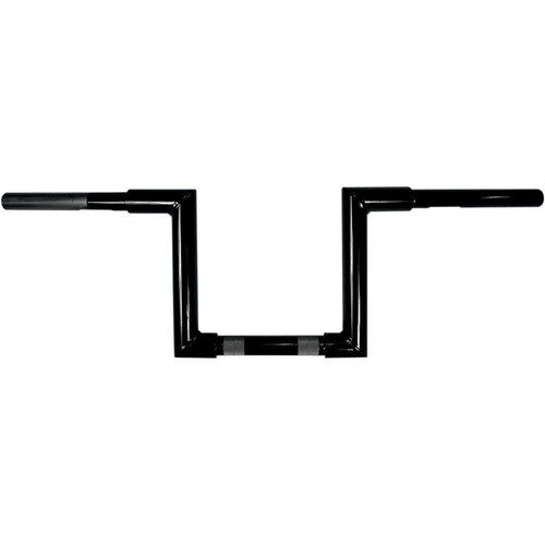LA Choppers 1-1/4" Narrow Z-Bars 10" Tall Handlebars for Harley ...