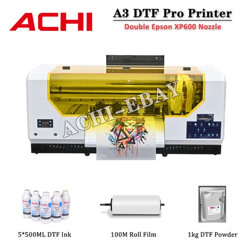 ACHI A3 Dual Epson XP600 Print Heads DTF-PRO DTF Printer Direct To Film ...