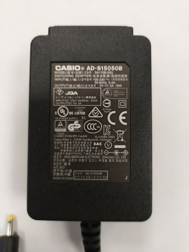 AD-S15050B 5V Power Adapter for Casio Scanner DT-X200 Charging unit | eBay