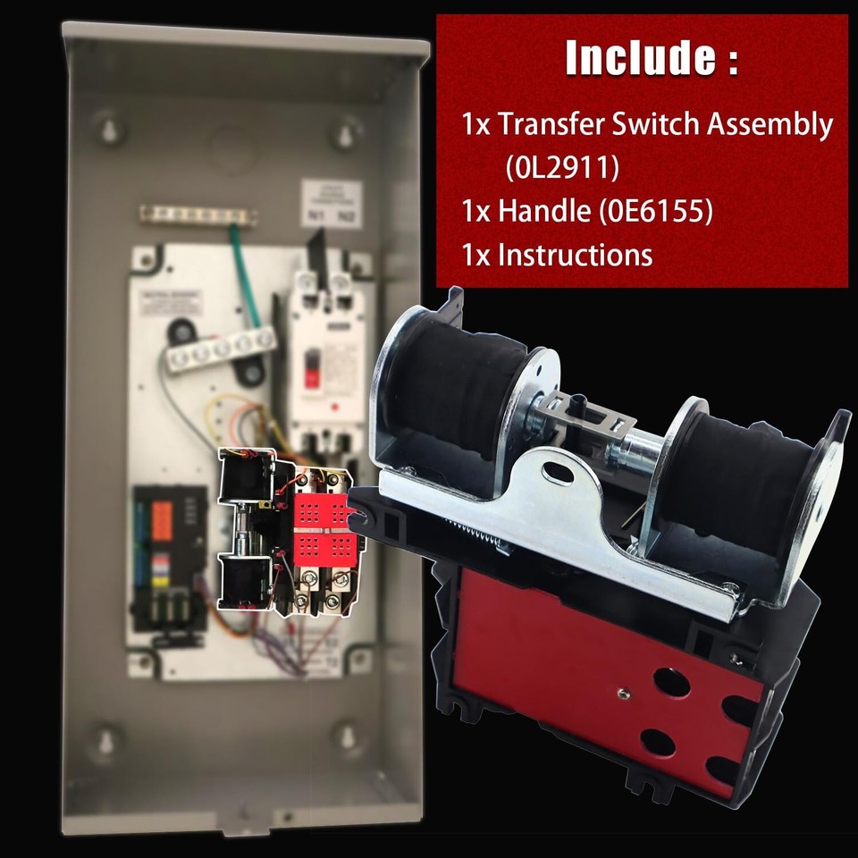 0L2911 200A Automatic Transfer Switch with Handle For Generac 200 Amp ...