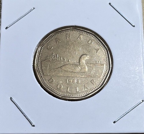 1988 Loonie Canadian One Dollar 1 $1 Loon Queen Elizabeth II Coin | eBay