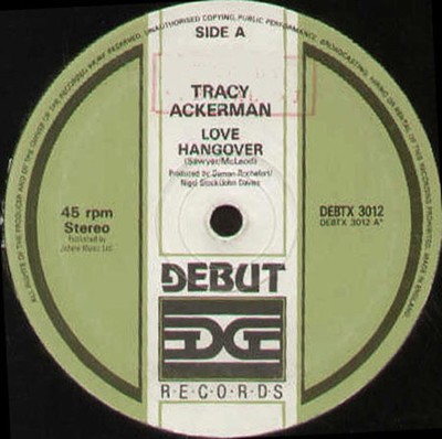 TRACY ACKERMAN - Love Hangover - Debut - 1986 - UK - Debtx 3012 | eBay