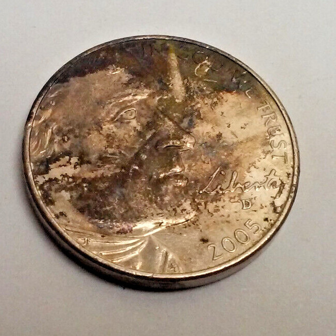 Rare 2005 D Buffalo Nickel Large Spot | eBay