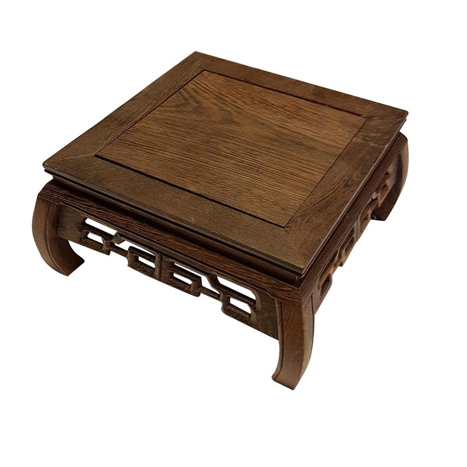 Hand Craft Wooden Oriental Vase Stand 5.5" | eBay