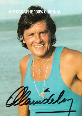 ALAIN DELON / Signed Star Cinéma - Autograph Original Authentic / Photo ...