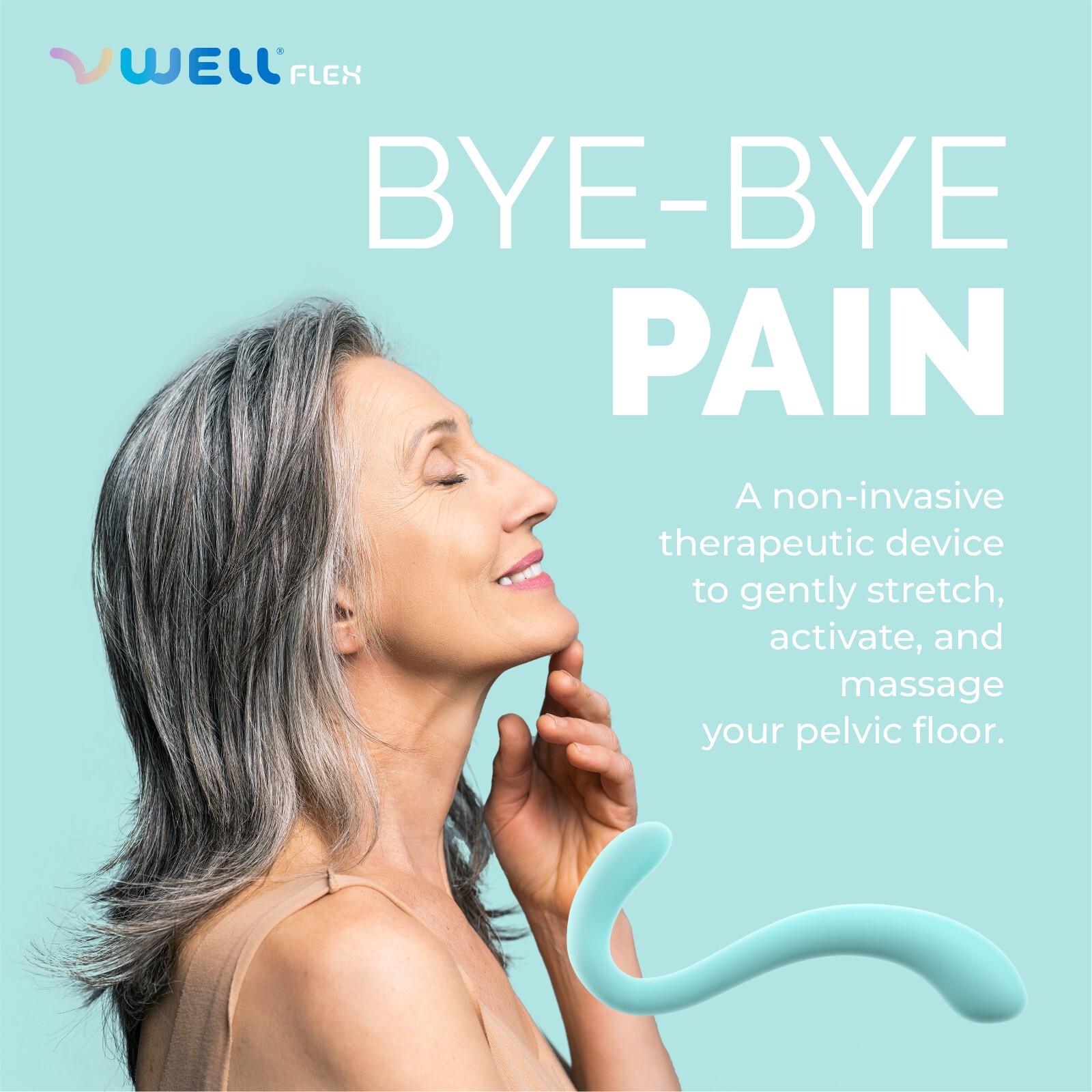 VWELL Flex Pelvic Floor Muscle Trigger Point Relaxer with Dual Active ...