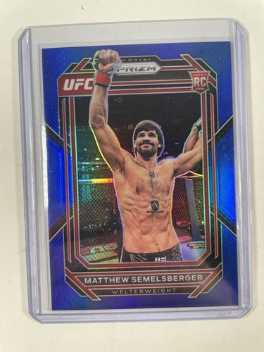 2023 Prizm UFC Base Vertical Blue No. 152 Matthew Semelsberger 127/175 ...
