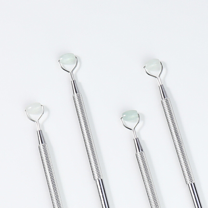 Eye Anti Wrinkle Natural Jade Roller Guasha Skin Scraper Facial Eyes ...