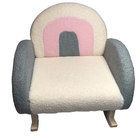 NEW Solid Wooden Rainbow Rocker Rocking Chair White / Pink / Gray | eBay