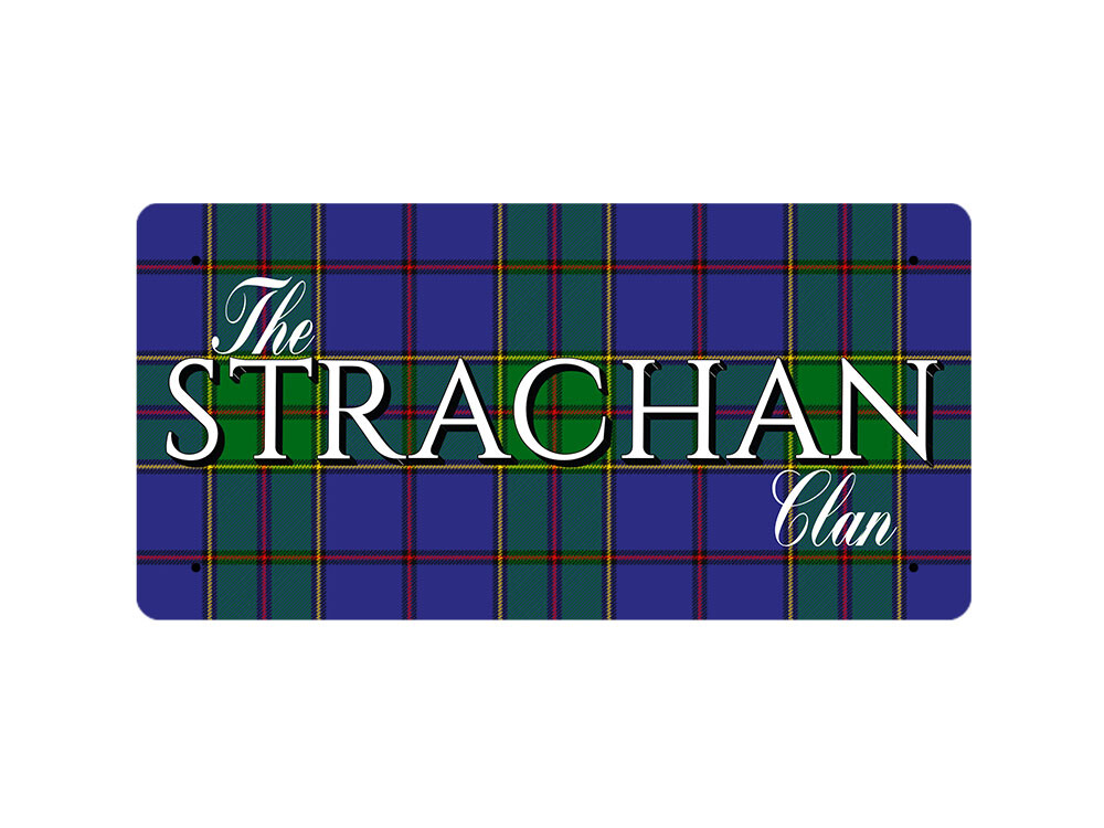The Strachan Clan (Strachan Modern Tartan) - Metal Sign | eBay
