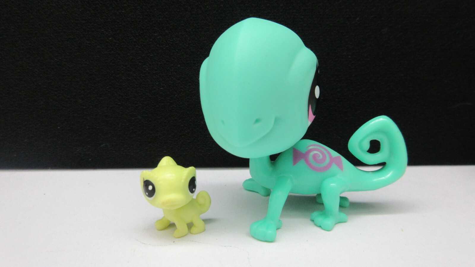 LITTLEST PET SHOP #3318 GREEN BLIND BAG CHAMELEON & TEENSIE GAVIN ...