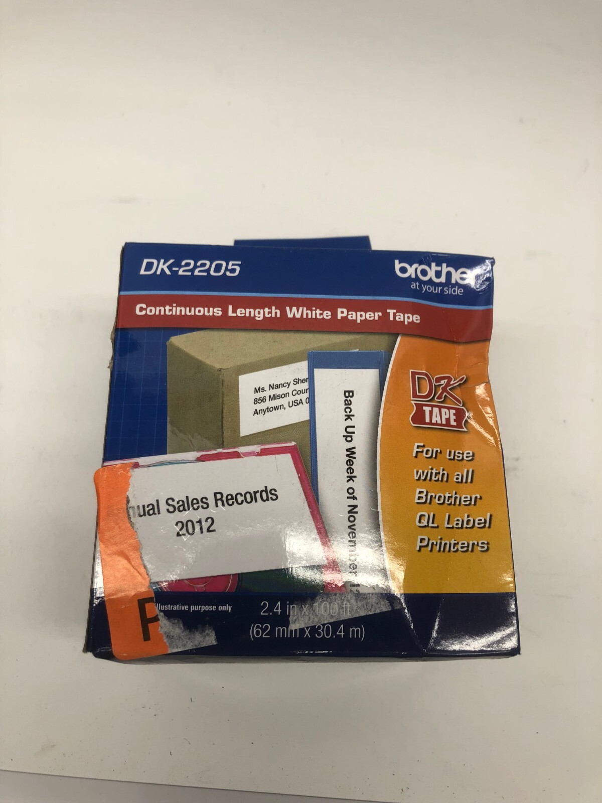 Brother International Dk2211 Dk-2211: Continuous Length Film Label ...