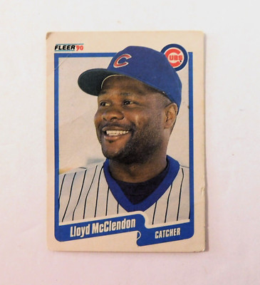 1990 Fleer #38 Lloyd McClendon Chicago Cubs Baseball Card | eBay