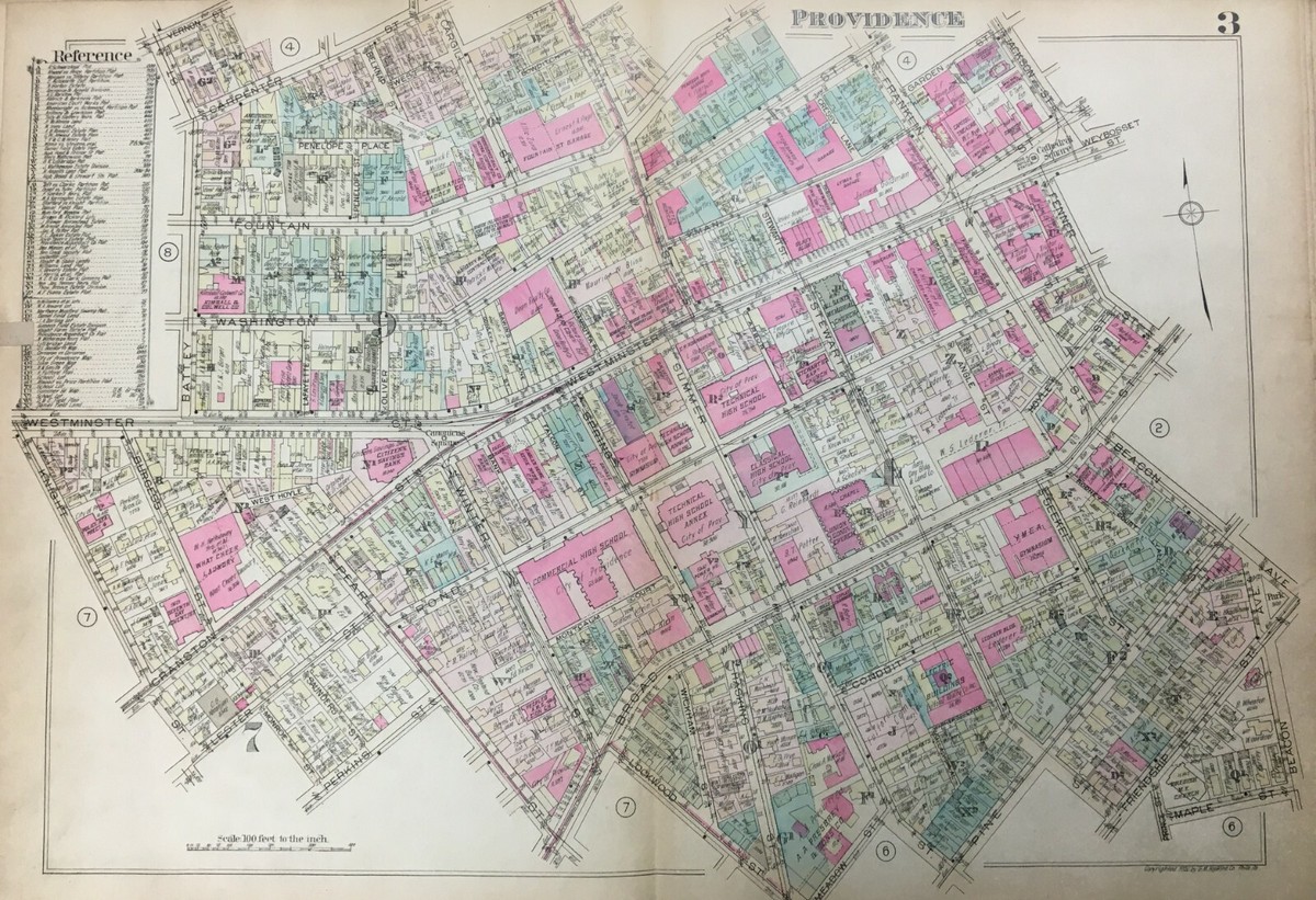 Map Of Federal Hill Providence