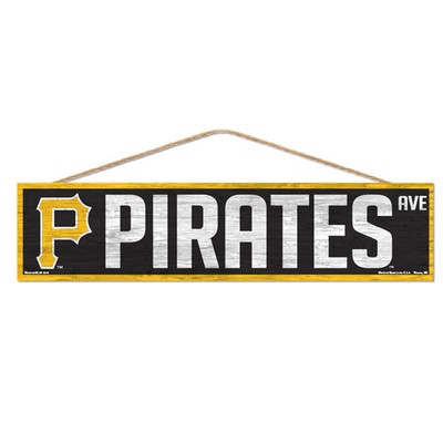 Pittsburgh Pirates Sign 4x17 Wood Avenue Design - Special Order | eBay