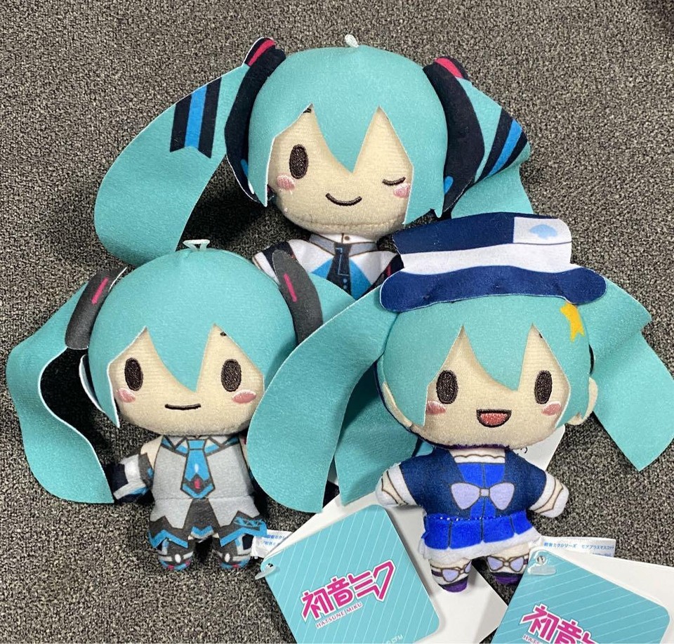 Hatsune Miku Plush Toy More Plus Mascot Magical Mirai 10th Vol.1 Set of ...