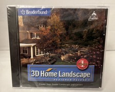 Broderbund 3D Home Architect Deluxe 5.0/3D Home Landscape Designer ...